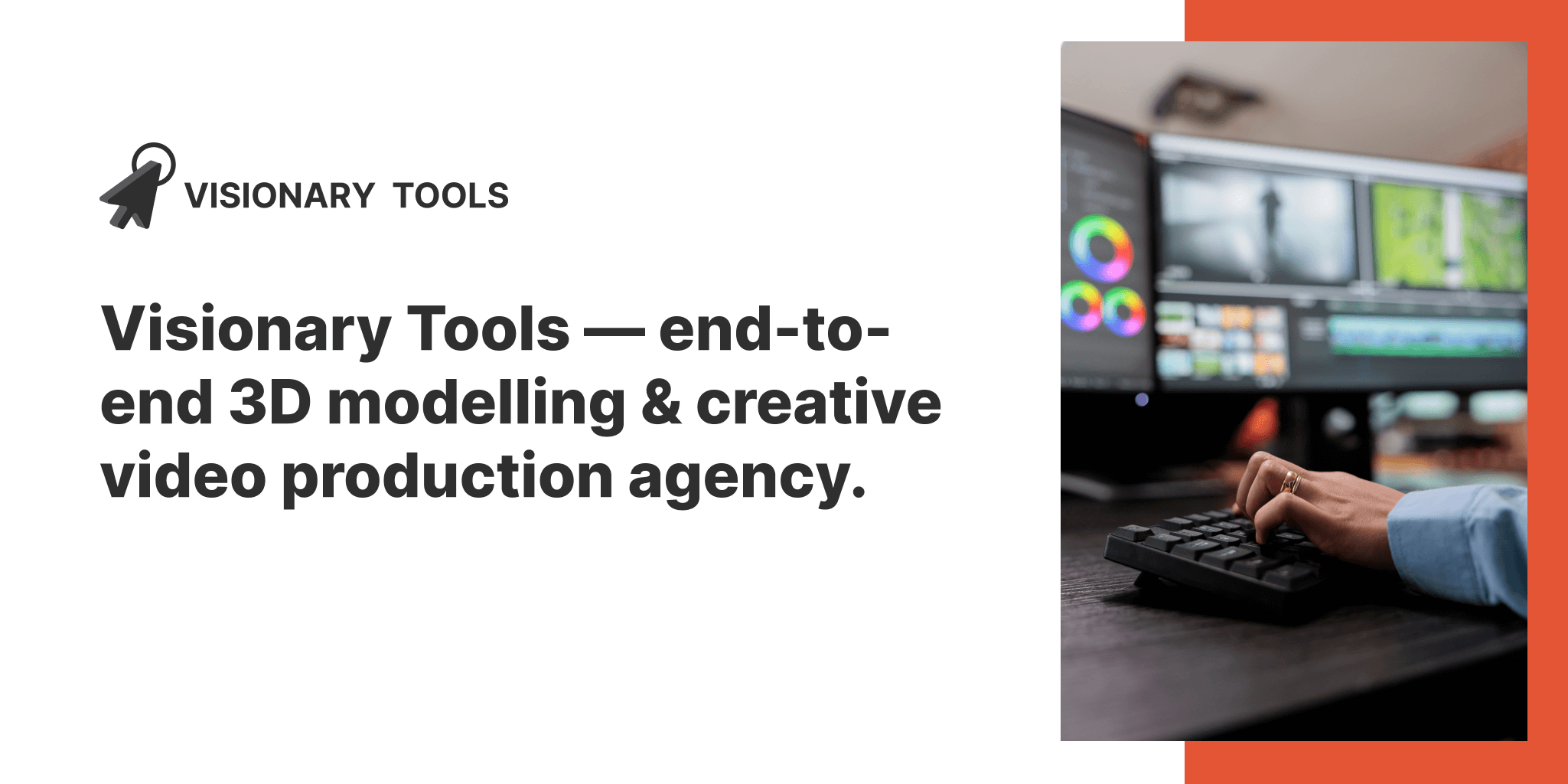 3D modelling, animation, and video production | Visionary Tools